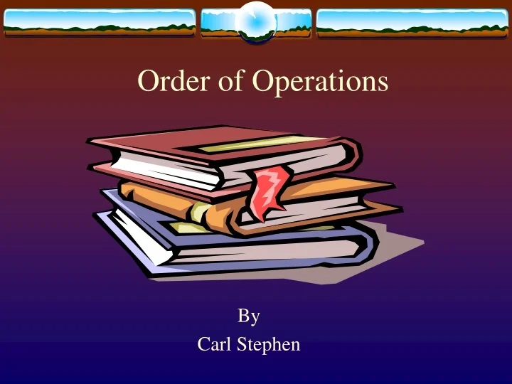 PPT - Order of Operations PowerPoint Presentation, free download - ID ...