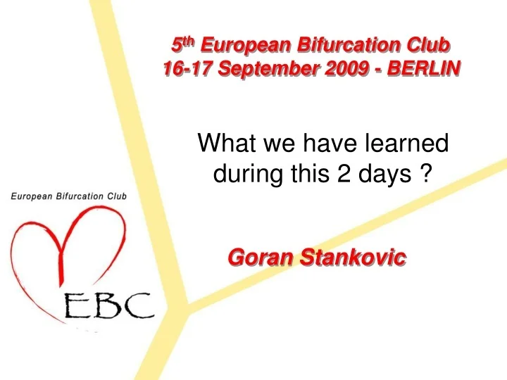 PPT - Goran Stankovic PowerPoint Presentation, free download - ID:9496579