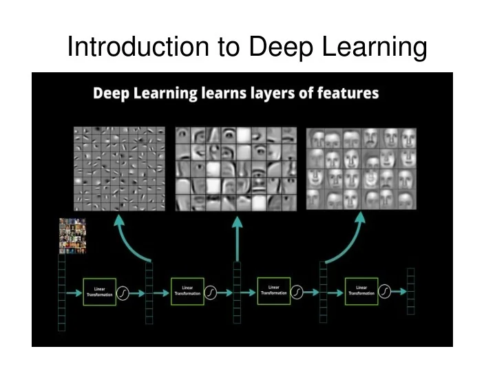 PPT - Introduction to Deep Learning PowerPoint Presentation, free ...