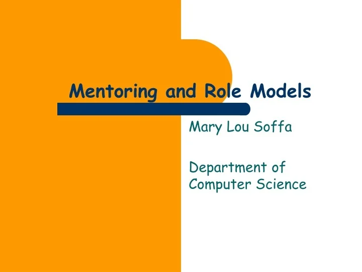 PPT - Mentoring and Role Models PowerPoint Presentation, free download ...