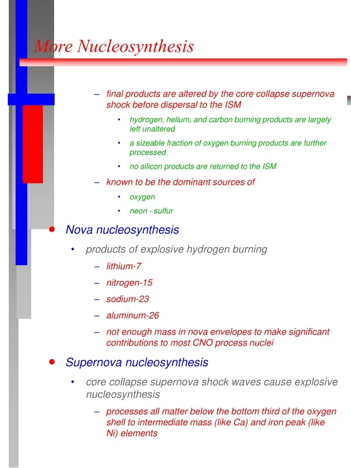 PPT - More Nucleosynthesis PowerPoint Presentation, free download - ID ...