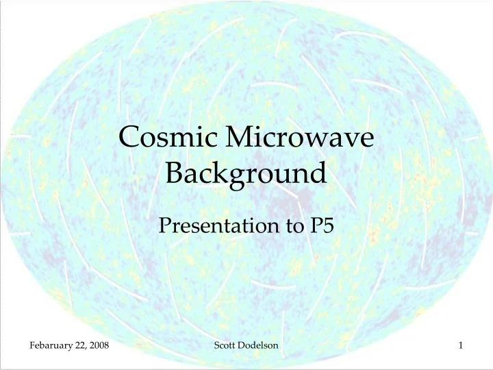 PPT - Cosmic Microwave Background PowerPoint Presentation, free ...