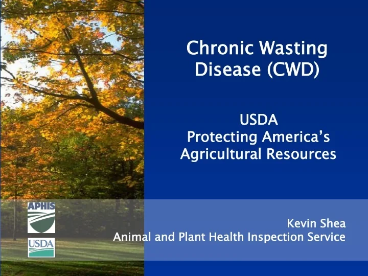 PPT - Chronic Wasting Disease (CWD) PowerPoint Presentation, free ...