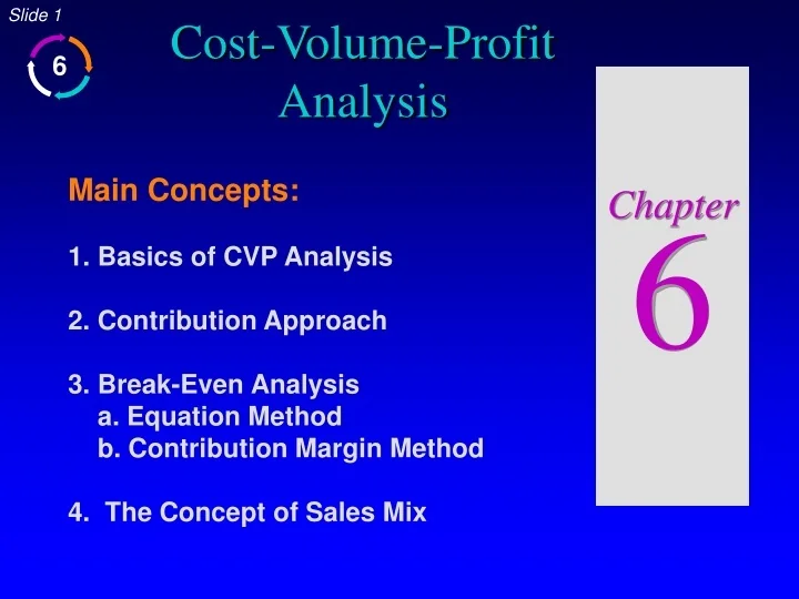 PPT - Cost-Volume-Profit Analysis PowerPoint Presentation, free ...