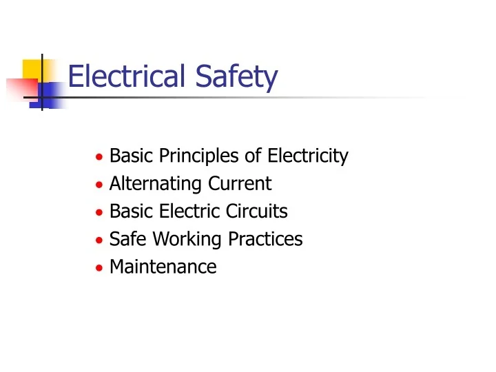 PPT - Electrical Safety PowerPoint Presentation, free download - ID:9509216