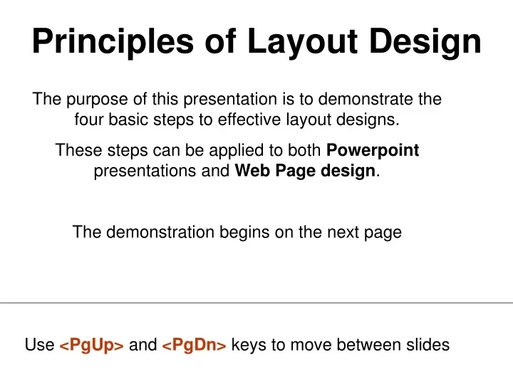 PPT - Principles of Layout Design PowerPoint Presentation, free ...