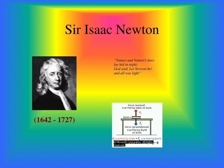 PPT - Sir Isaac Newton PowerPoint Presentation, free download - ID:9514140