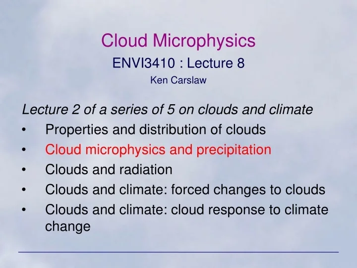 PPT - Cloud Microphysics PowerPoint Presentation, free download - ID ...