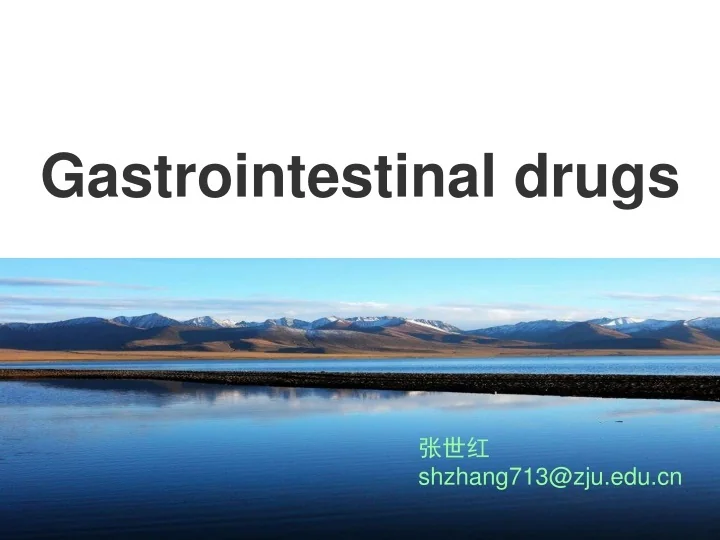 PPT - Gastrointestinal drugs PowerPoint Presentation, free download ...