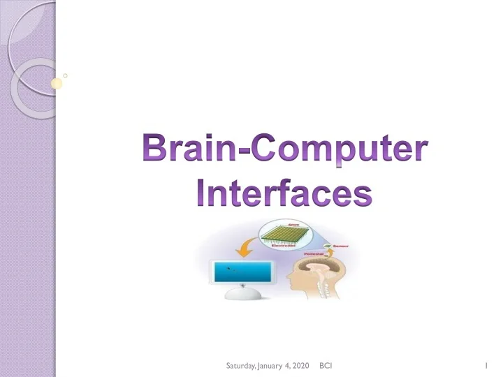 PPT - Brain-Computer Interfaces PowerPoint Presentation, free download ...
