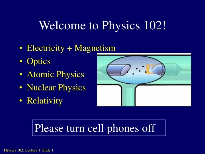 PPT - Welcome to Physics 102! PowerPoint Presentation, free download ...