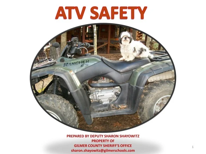 PPT - ATV SAFETY PowerPoint Presentation, free download - ID:9522136