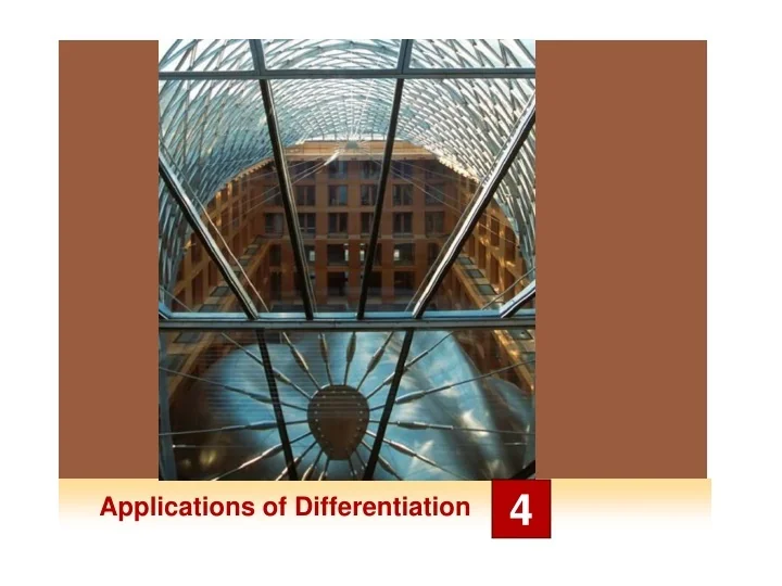 PPT - Applications of Differentiation PowerPoint Presentation, free ...