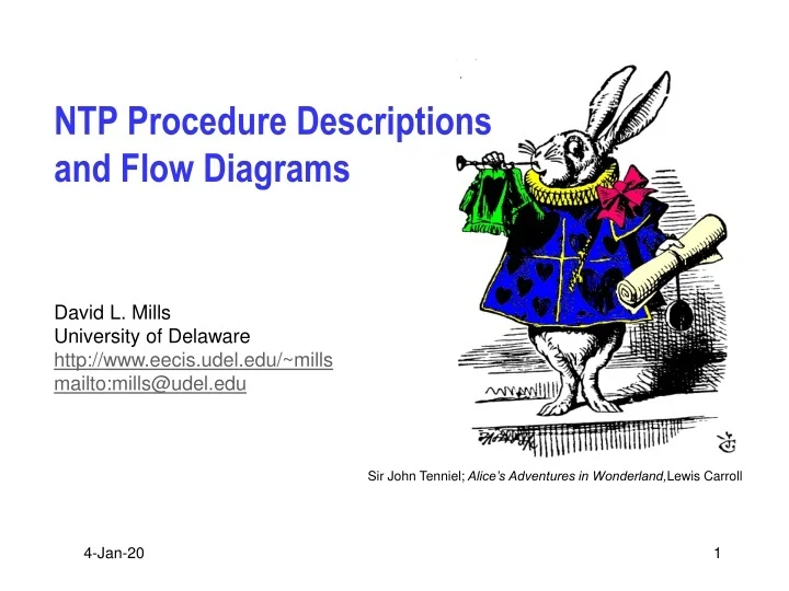 PPT - NTP Procedure Descriptions and Flow Diagrams PowerPoint ...