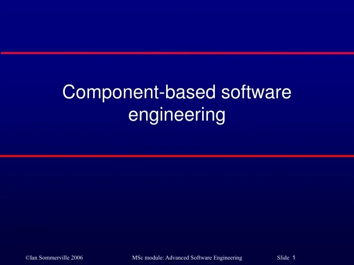 Ppt Component Based Software Engineering Powerpoint Presentation 3201