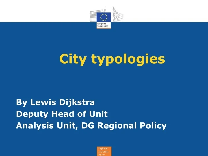 PPT - City typologies PowerPoint Presentation, free download - ID:9524765