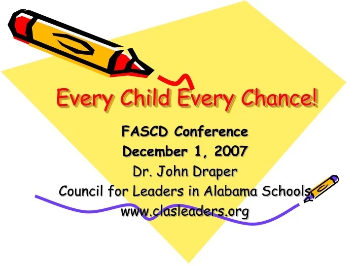 PPT - Every Child Every Chance! PowerPoint Presentation, free download ...