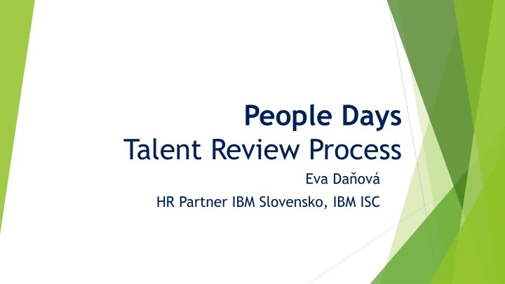 PPT - People Days Talent Review Process PowerPoint Presentation, free ...