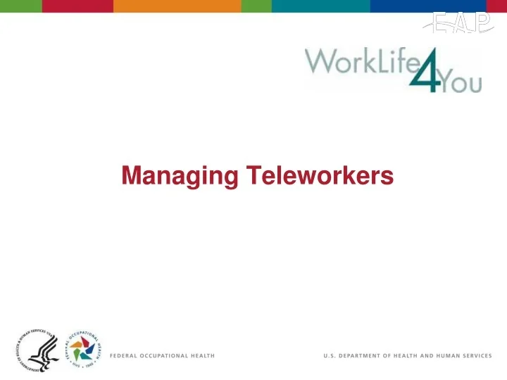 PPT - Managing Teleworkers PowerPoint Presentation, free download - ID ...