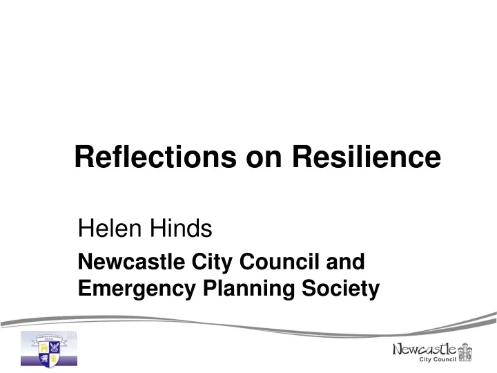 PPT - Reflections on Resilience PowerPoint Presentation, free download ...