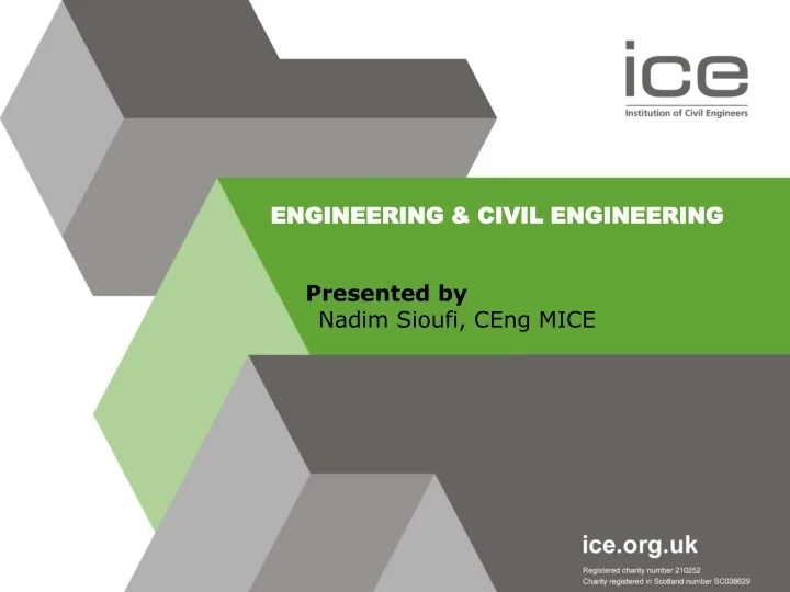 PPT - ENGINEERING & CIVIL ENGINEERING PowerPoint Presentation, free ...