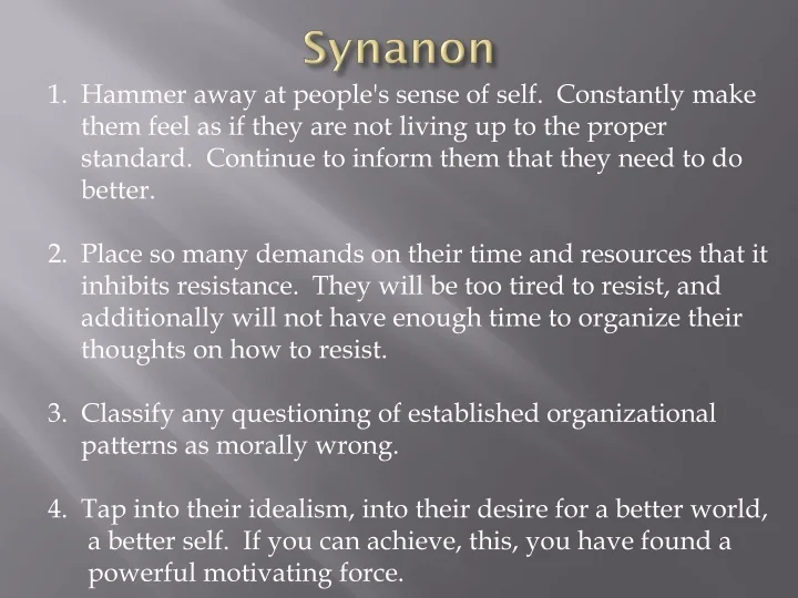 PPT - Synanon PowerPoint Presentation, free download - ID:9532643