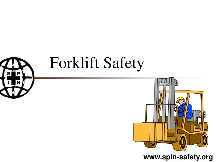PPT - Forklift Safety PowerPoint Presentation, free download - ID:9537495