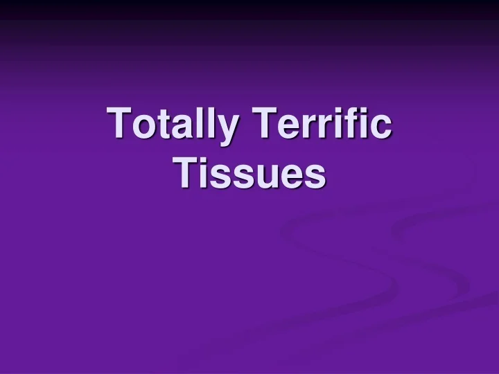 PPT - Totally Terrific Tissues PowerPoint Presentation, free download ...