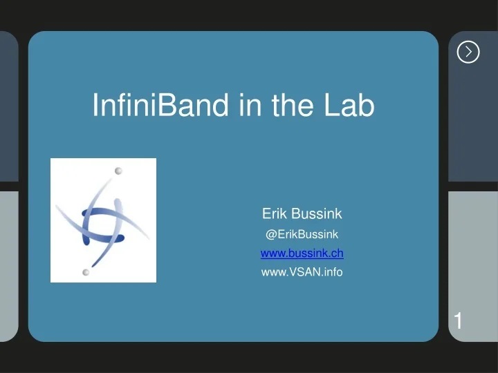 PPT - InfiniBand in the Lab PowerPoint Presentation, free download - ID ...