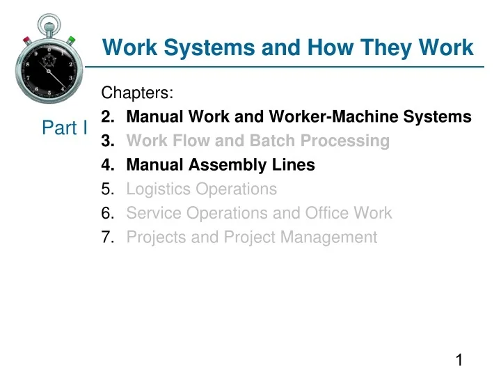 PPT - Work Systems and How They Work PowerPoint Presentation, free ...