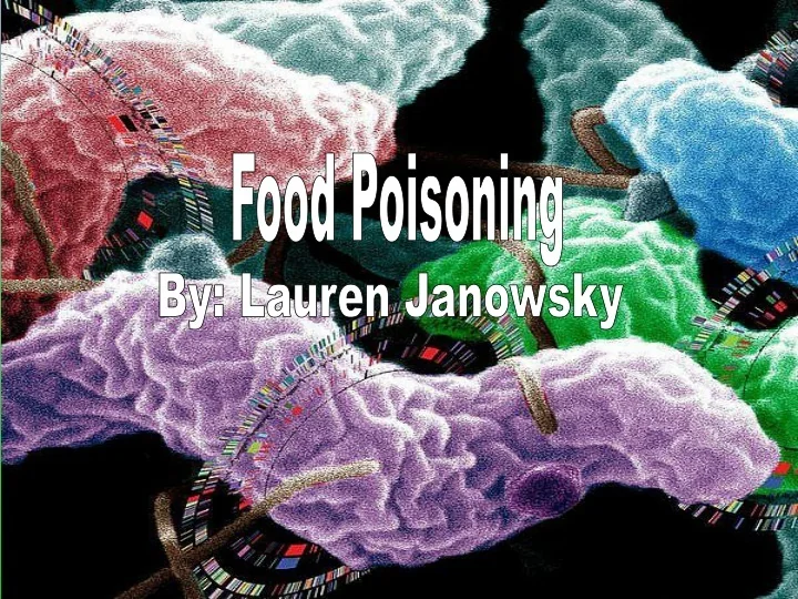 PPT - Food Poisoning PowerPoint Presentation, free download - ID:9544007