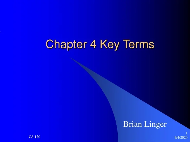 PPT - Chapter 4 Key Terms PowerPoint Presentation, free download - ID ...