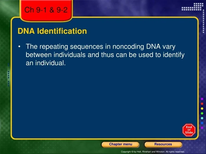PPT - DNA Identification PowerPoint Presentation, free download - ID ...