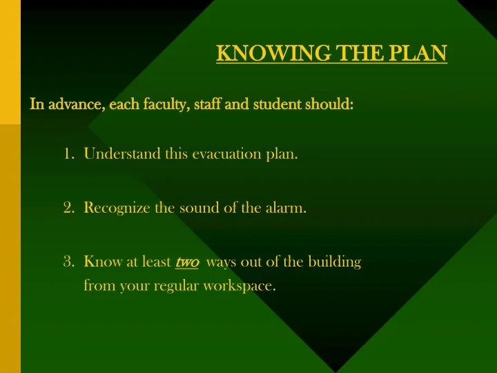 PPT - KNOWING THE PLAN PowerPoint Presentation, free download - ID:9551834