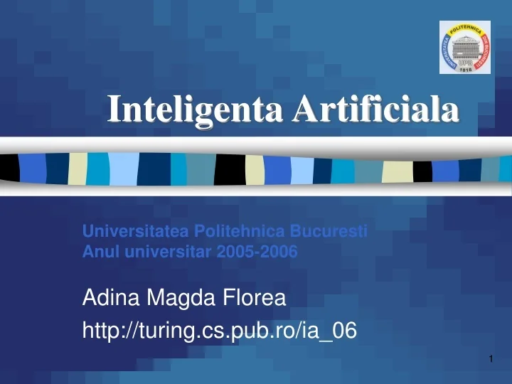 PPT - Inteligenta Artificiala PowerPoint Presentation, free download - ID:9552452