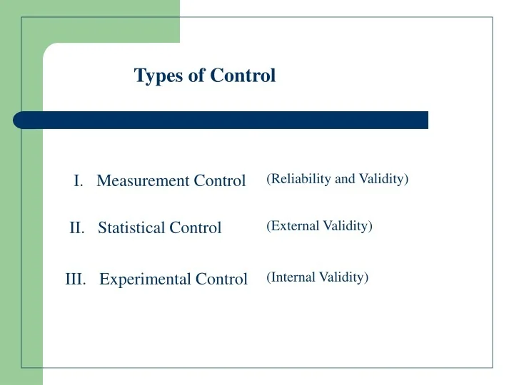 PPT - Types of Control PowerPoint Presentation, free download - ID:9552560