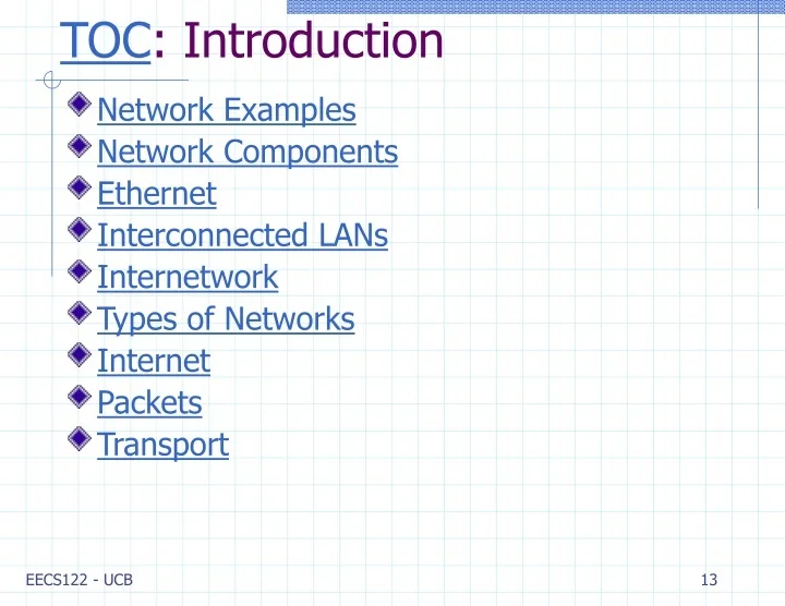 PPT - TOC : Introduction PowerPoint Presentation, free download - ID ...