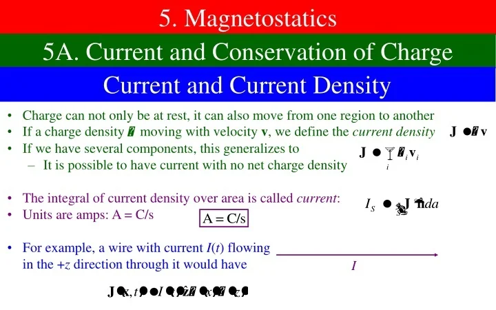PPT - 5. Magnetostatics PowerPoint Presentation, free download - ID:9555432