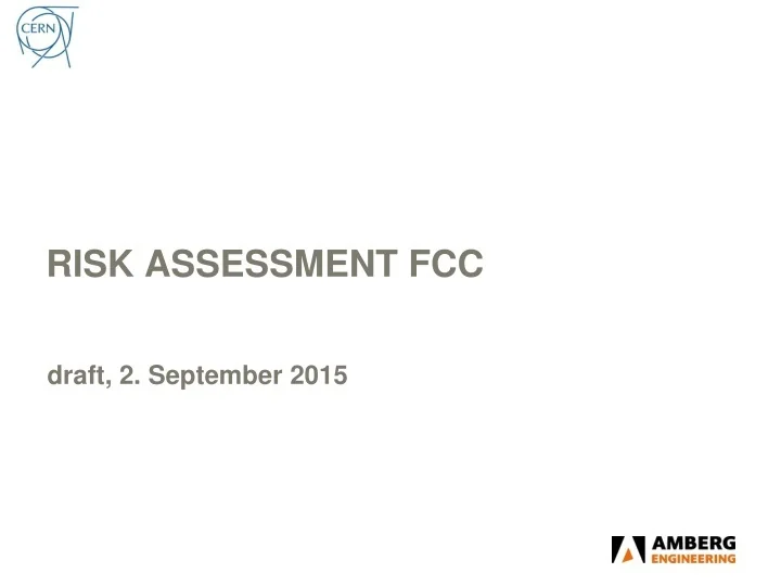 PPT - RISK ASSESSMENT FCC PowerPoint Presentation, free download - ID ...