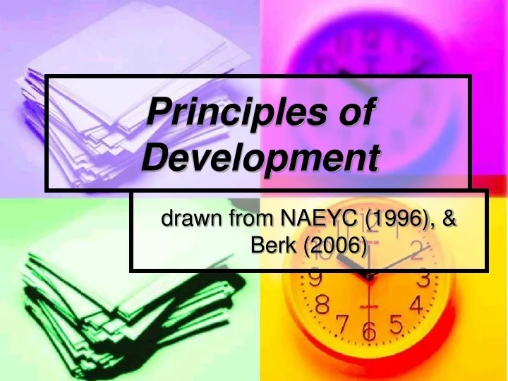 PPT - Principles of Development PowerPoint Presentation, free download ...