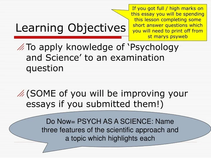 PPT - Learning Objectives PowerPoint Presentation, free download - ID ...