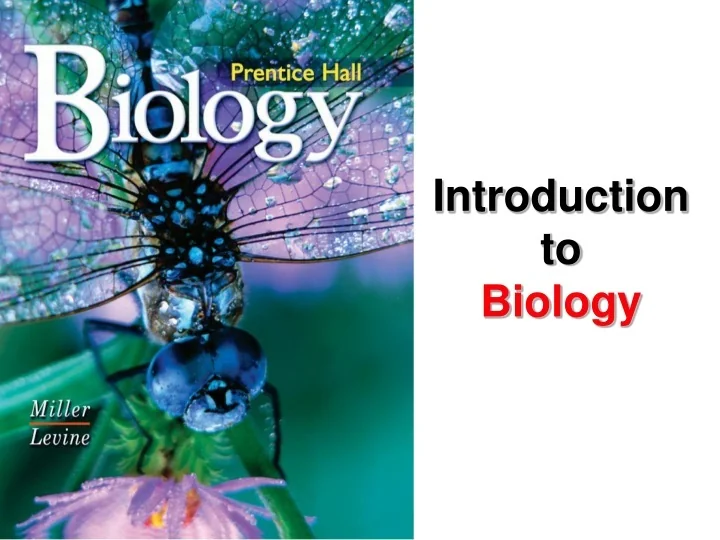PPT - Introduction to Biology PowerPoint Presentation, free download ...