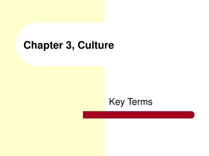 PPT - Chapter 3, Culture PowerPoint Presentation, free download - ID ...