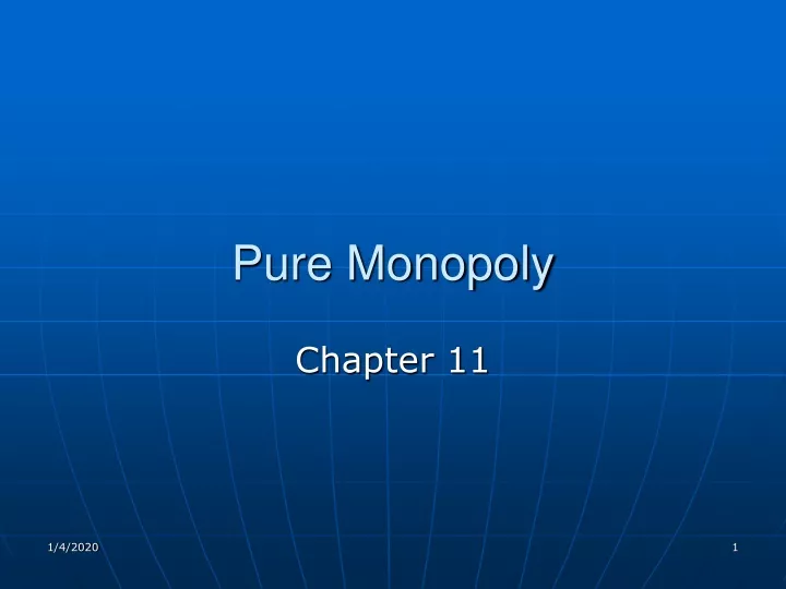 PPT - Pure Monopoly PowerPoint Presentation, free download - ID:9561482 PPT - Pure Monopoly PowerPoint Presentation, free download - ID:9561482