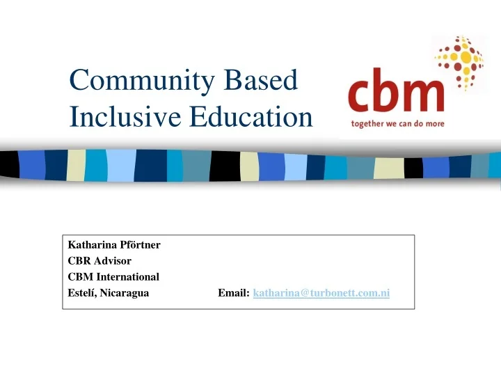 PPT - Community Based Inclusive Education PowerPoint Presentation, free ...