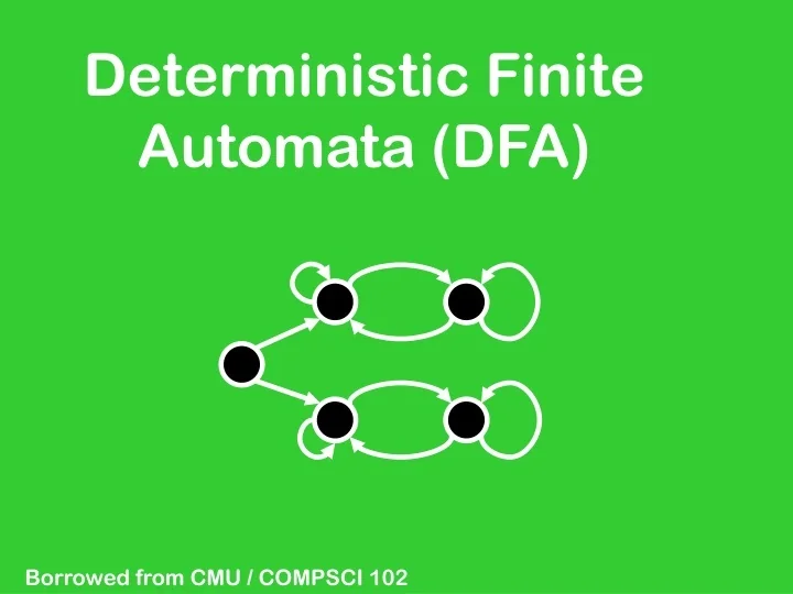 Ppt Deterministic Finite Automata Dfa Powerpoint Presentation Free