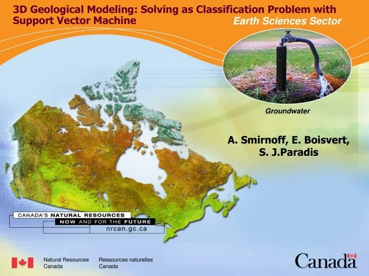 PPT - 3D Geological Modeling: Solving as Classification Problem with ...