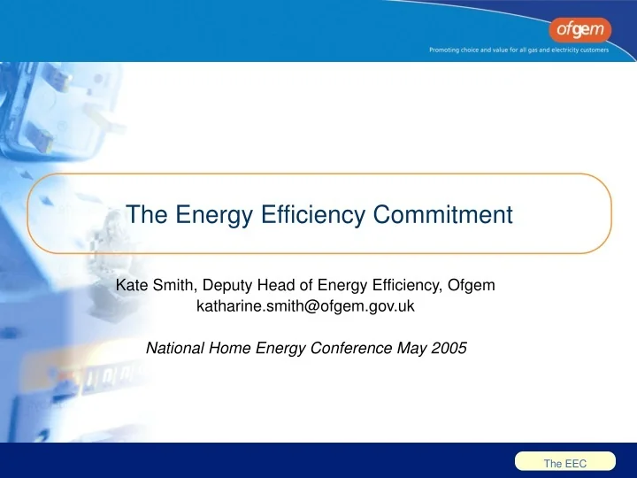 PPT - The Energy Efficiency Commitment PowerPoint Presentation, free ...