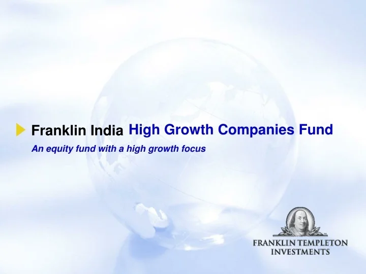 PPT - Franklin India PowerPoint Presentation, free download - ID:9565512