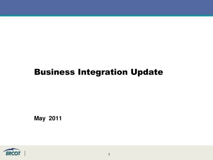 PPT - Business Integration Update PowerPoint Presentation, free ...